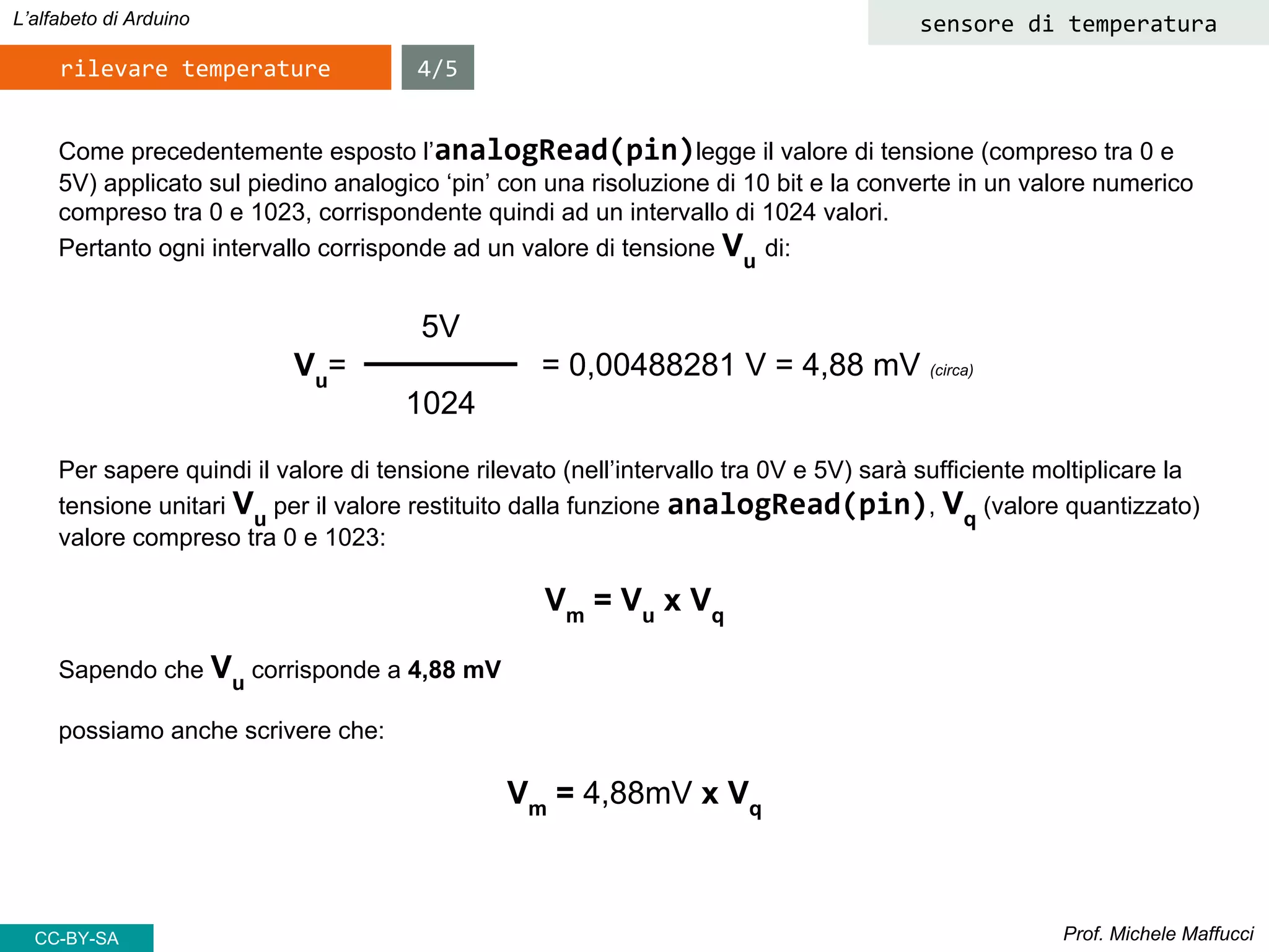 Alfabeto di arduino - lezione 4 | PDF