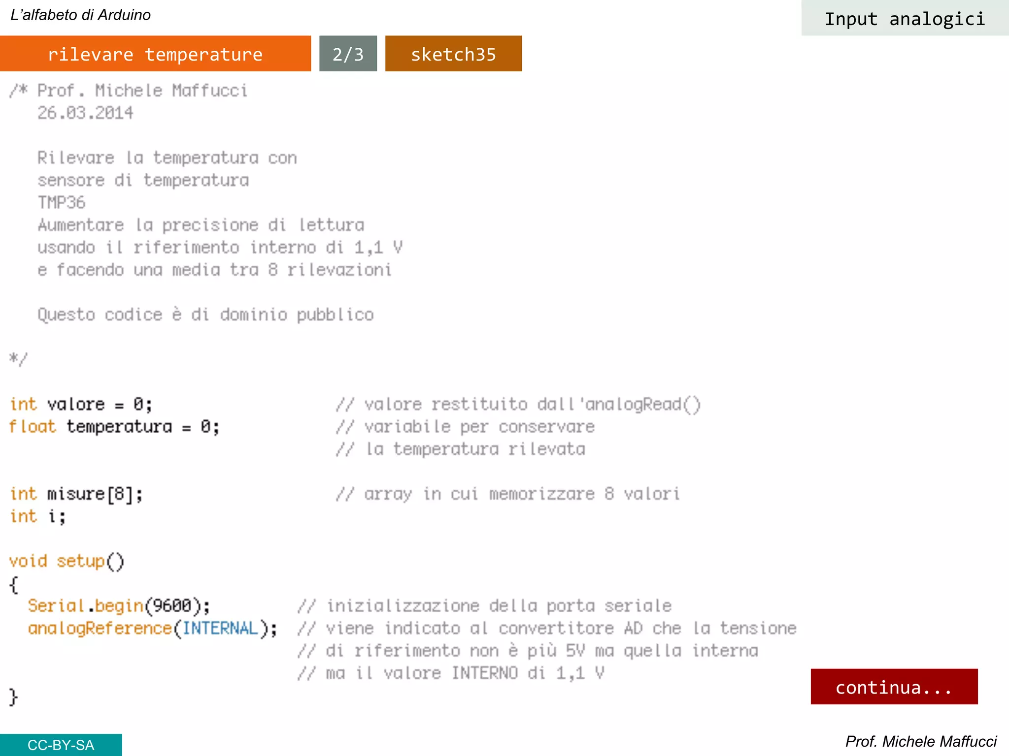 Alfabeto di arduino - lezione 4 | PDF