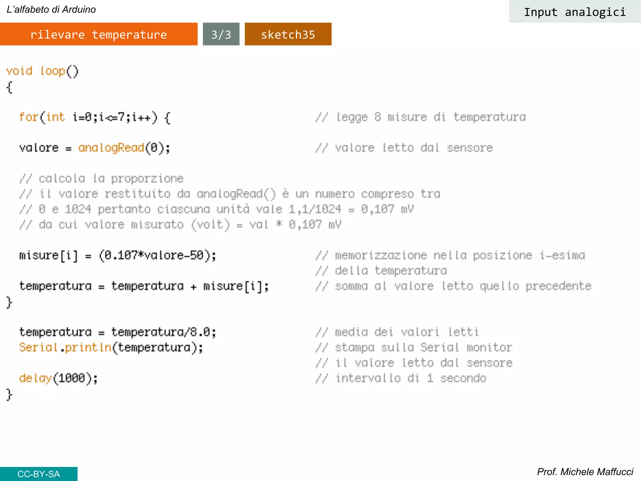 Alfabeto di arduino - lezione 4 | PDF
