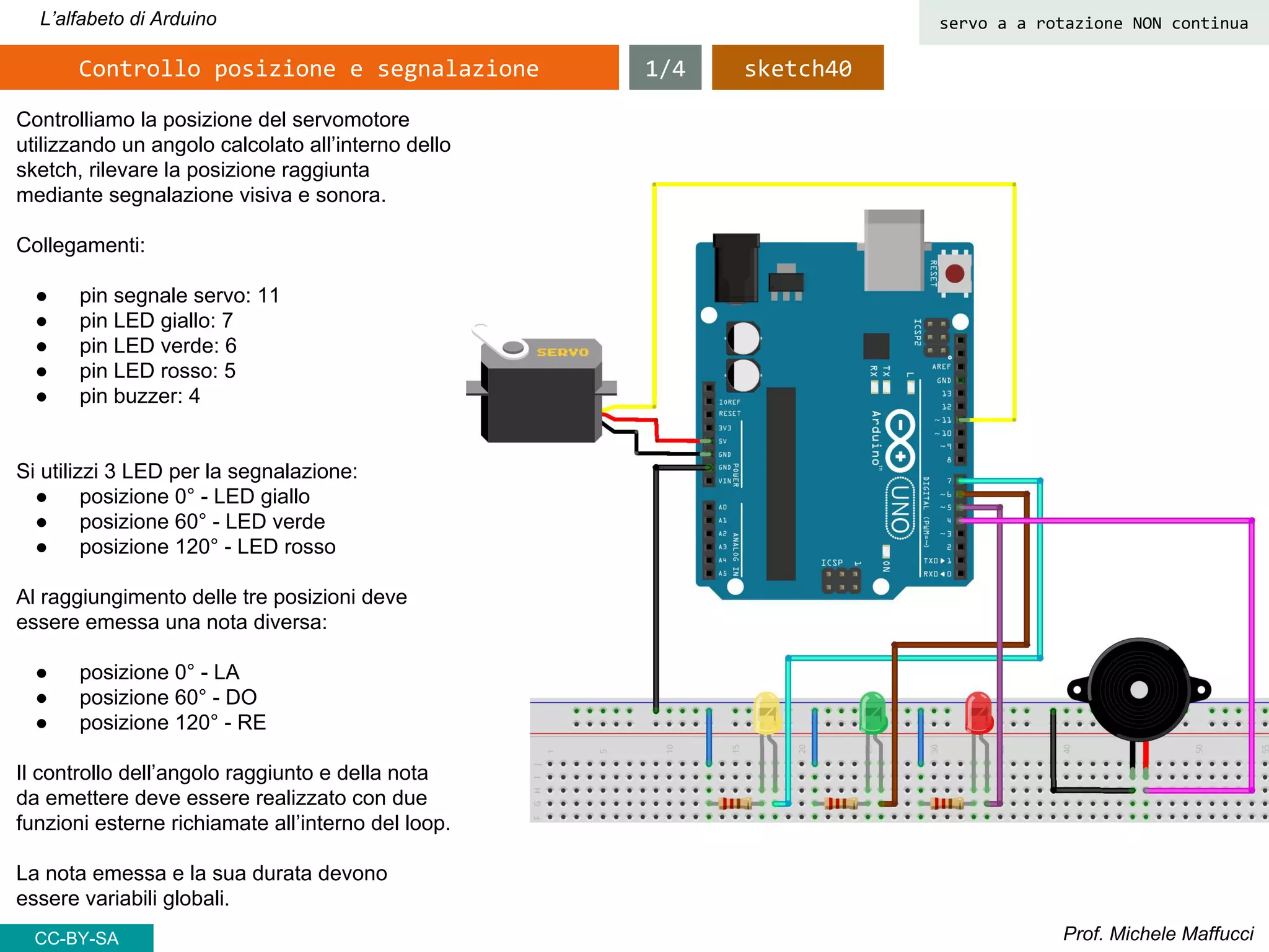 Alfabeto di Arduino - lezione 6 | PDF