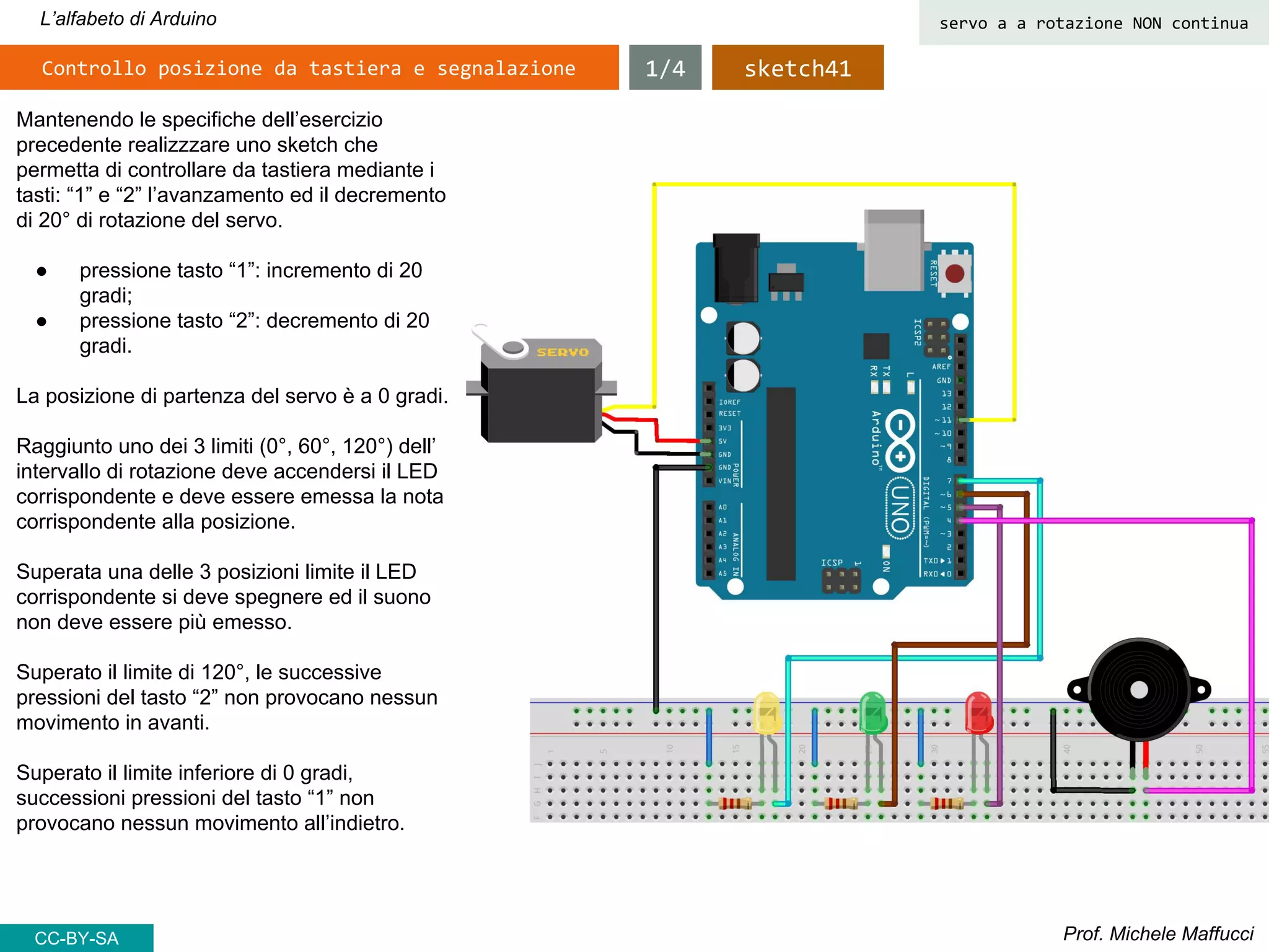 Alfabeto di Arduino - lezione 6 | PDF