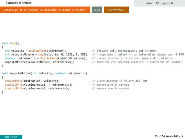 Alfabeto di Arduino - lezione 6