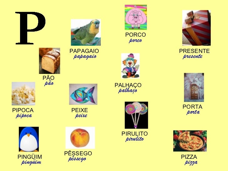 Objetos com a letra p - Imagui