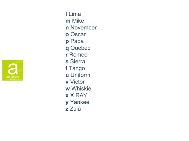 Alfabeto nautico | PPT