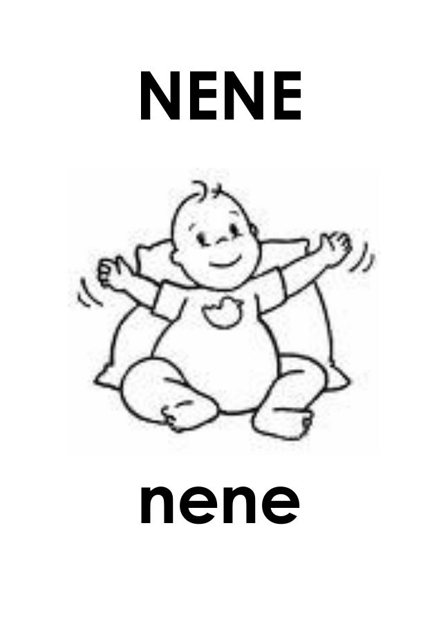 Imagenes de nene para colorear - Imagui