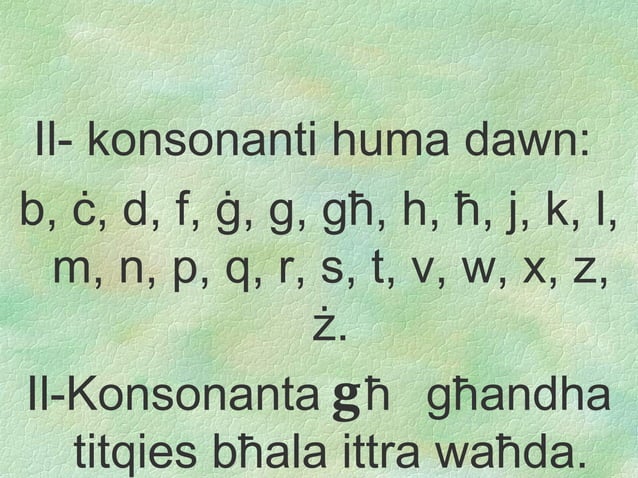 Alfabett bil malti | PPT | Free Download