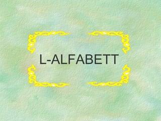 Alfabett bil malti | PDF