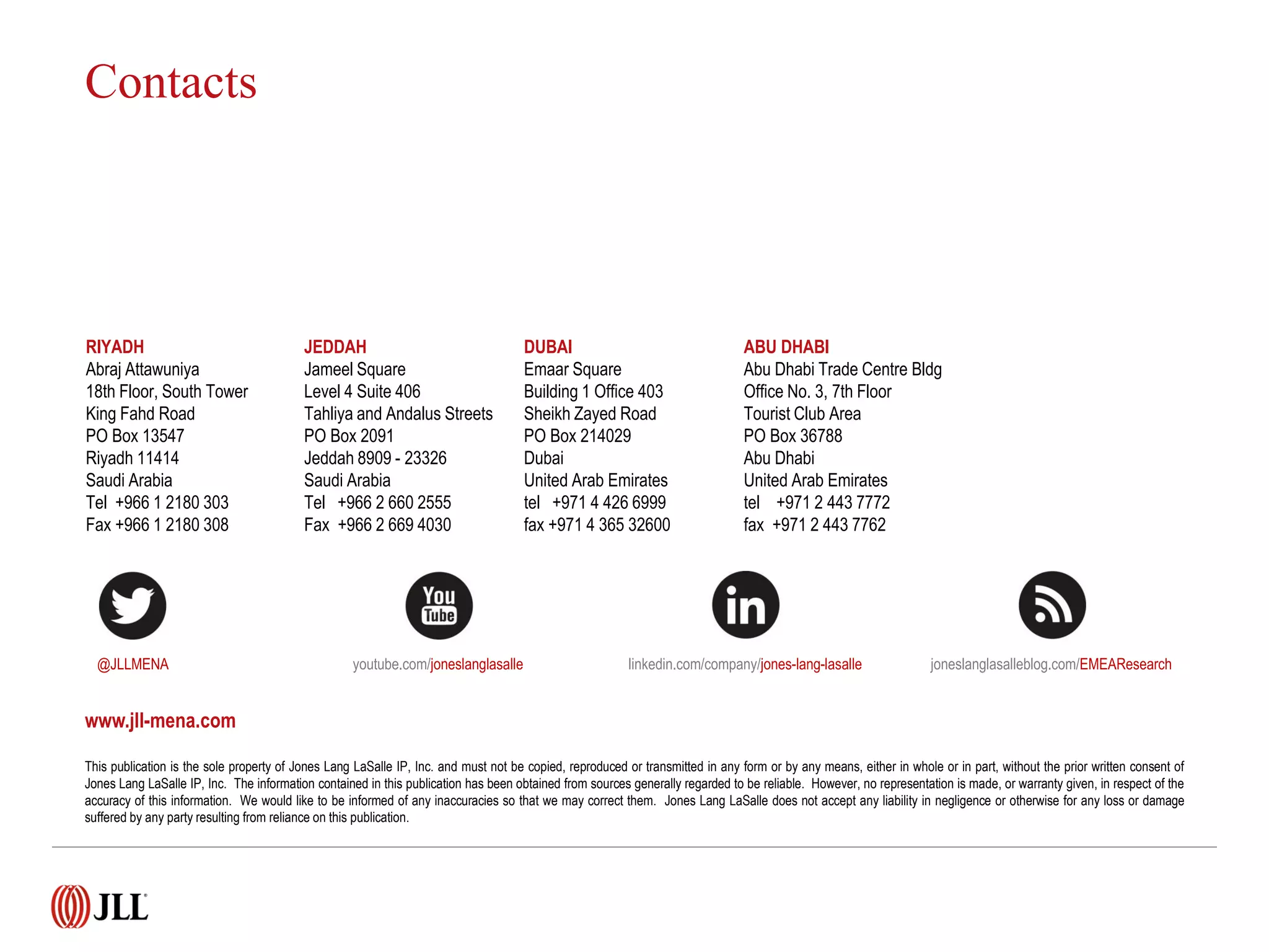 JLL Presentation | PDF