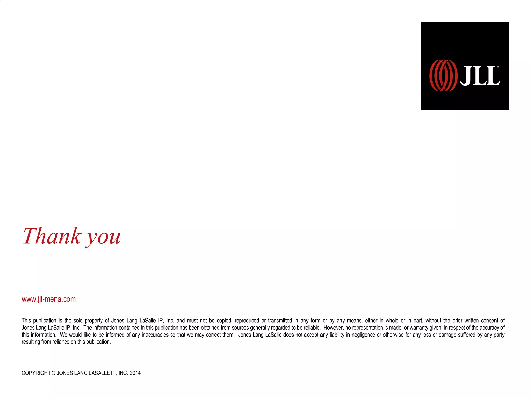 JLL Presentation | PDF