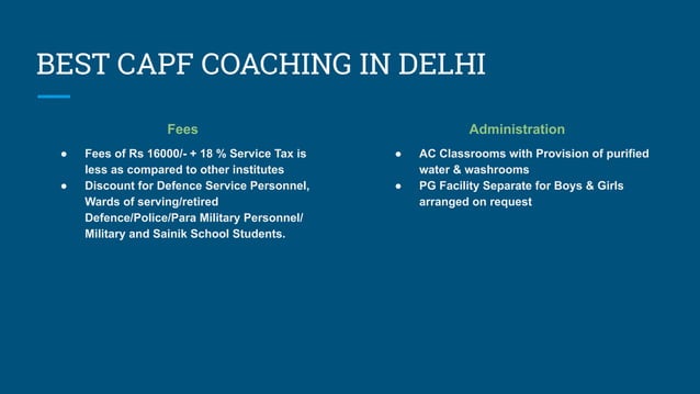 Alfametis capf coaching academy in delhi | PPT