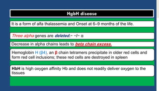 Alfa thalassemia syndromes | PDF