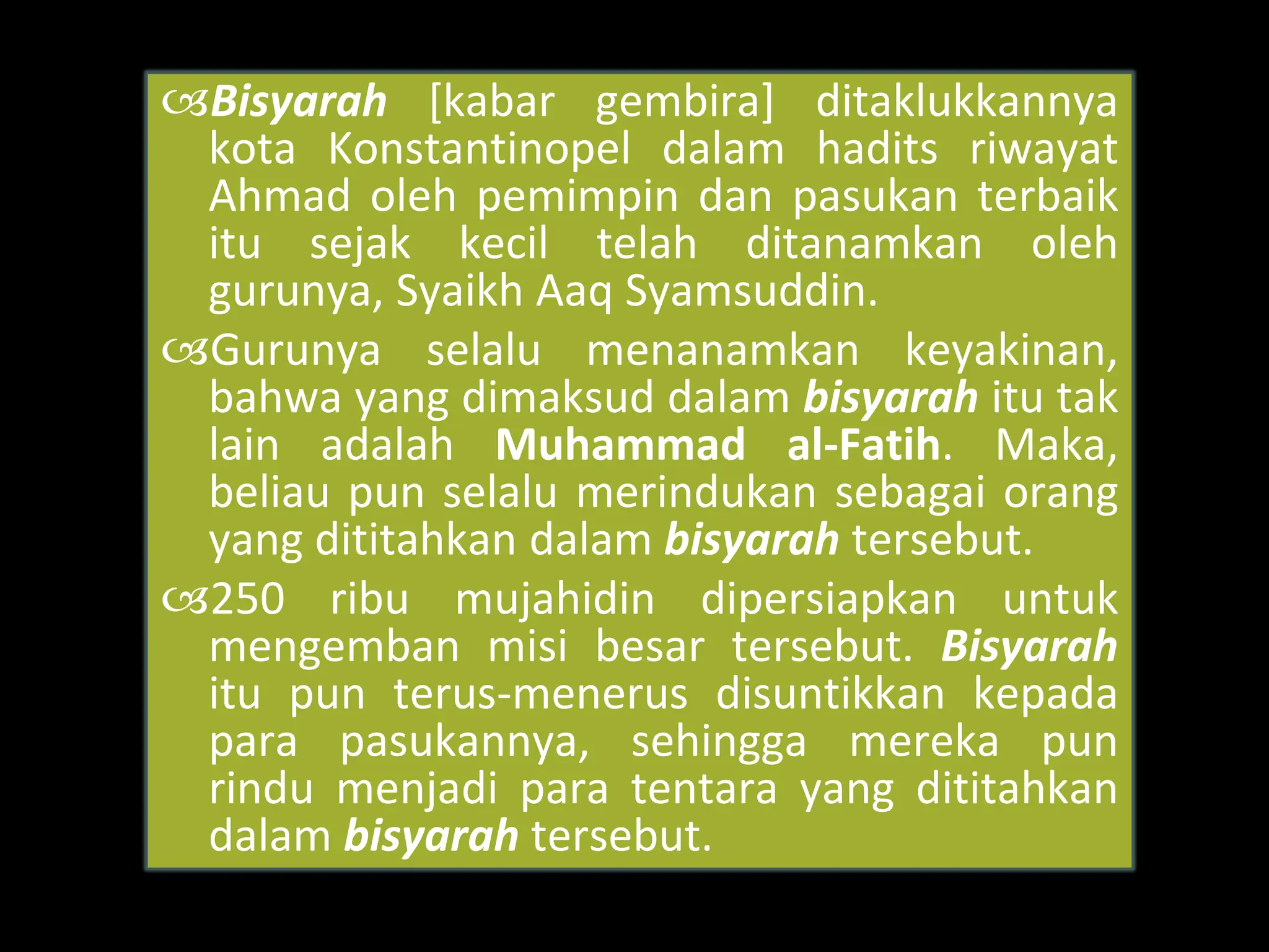 Penaklukan Konstantinopel oleh Sultan Al Fatih.ppt