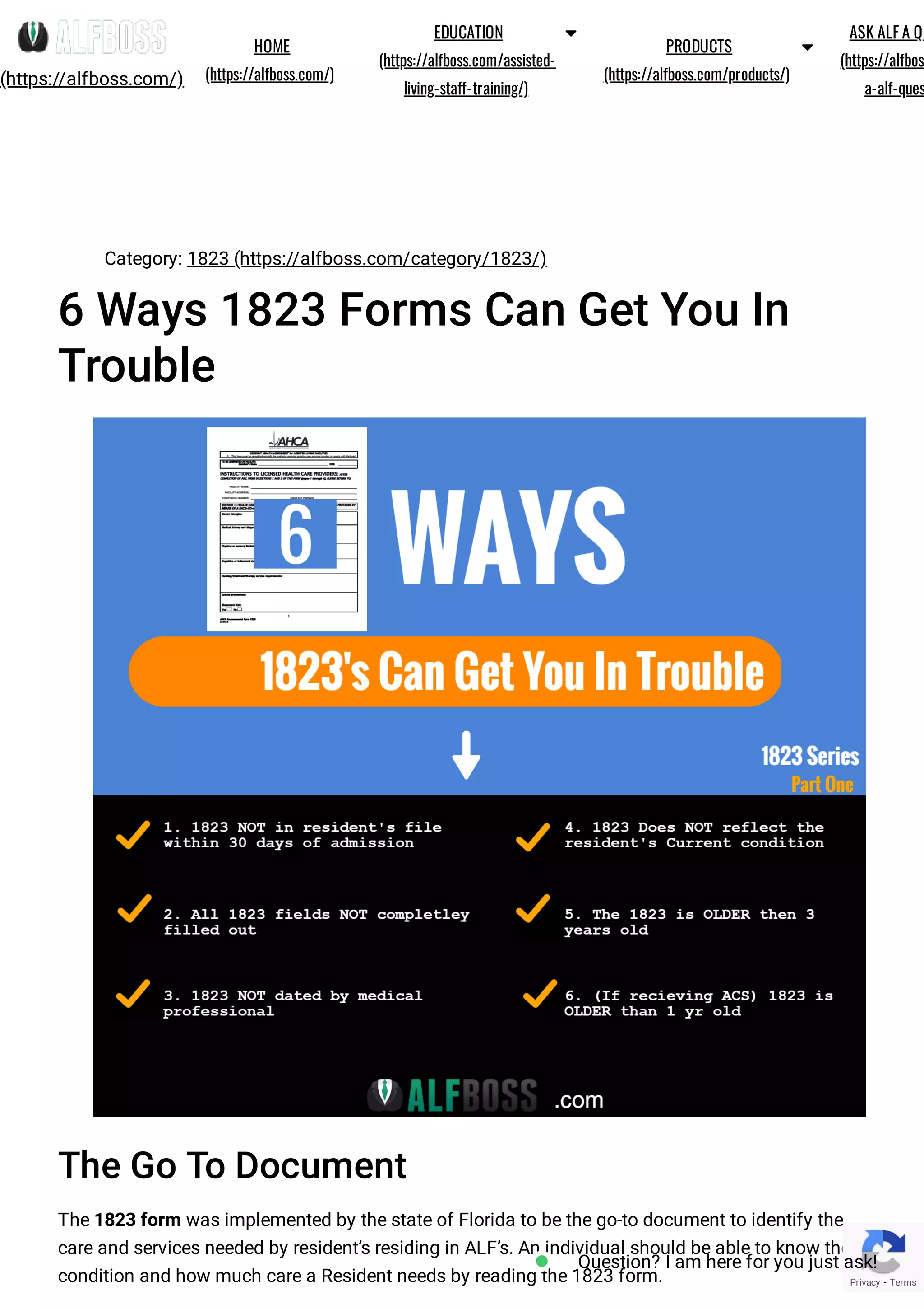 Alfboss 6-ways-1823-forms-can-get-trouble | PDF
