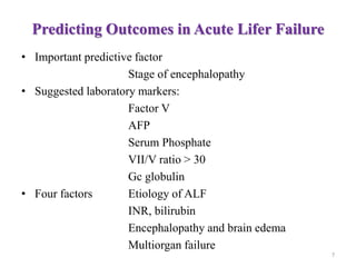 Acute Liver Failure Update | PPT
