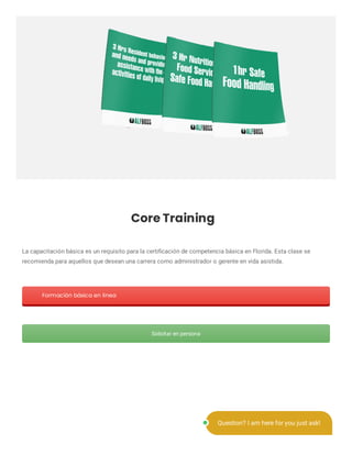 ALF Core Training: Assisted Living Facility Core Training | PDF