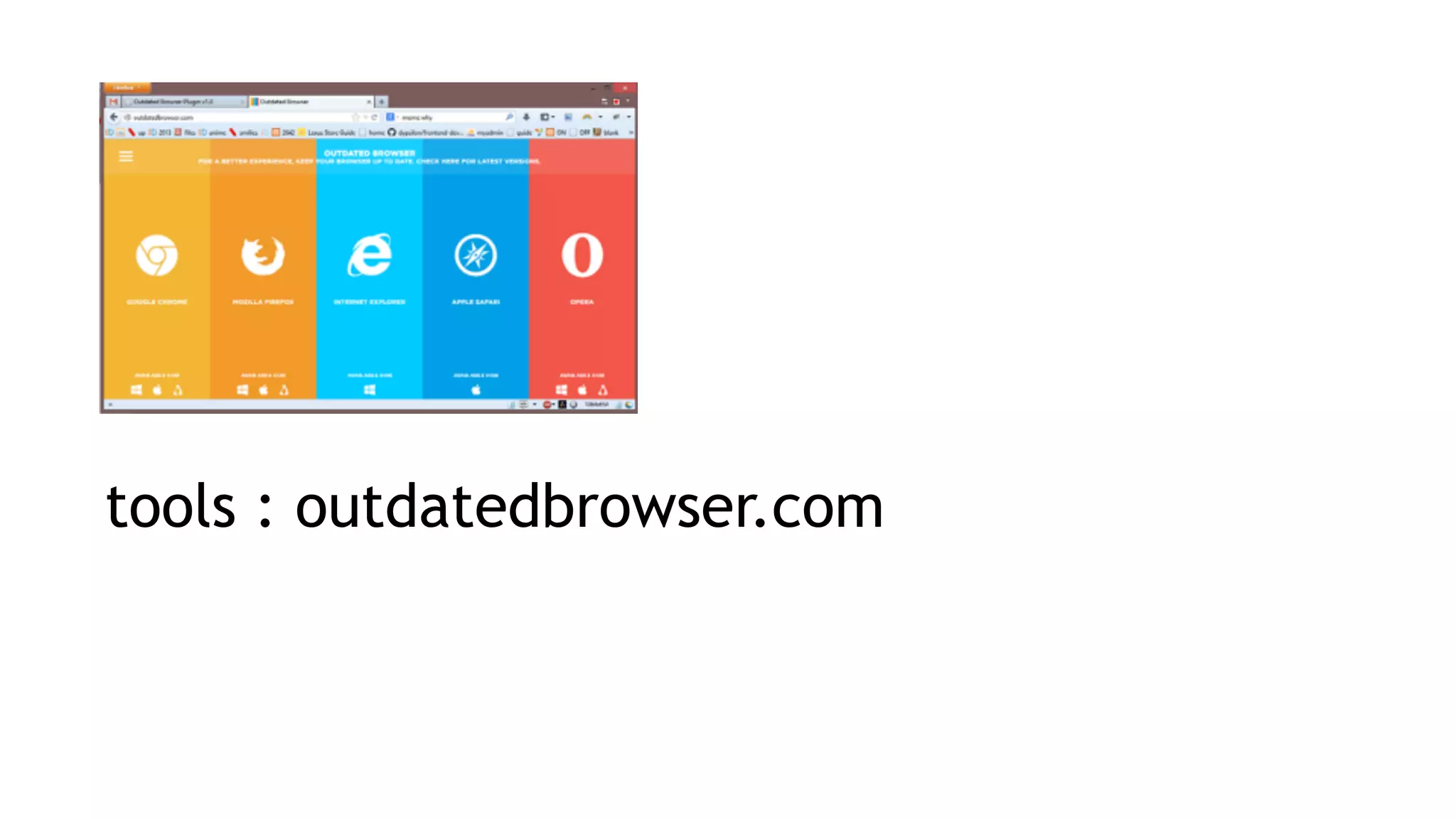 Tools Detect Outdated Browser With Javascript Ppt 5253