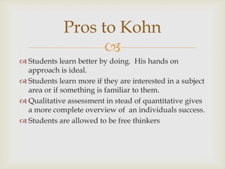 Alfie Kohn Powerpoint | PPTX