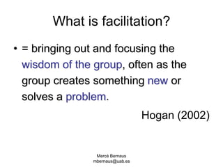 teaching vs facilitting | PPT