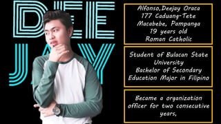 (BulSU/COED) ALFONSO,Deejay Educational Technology | PPTX