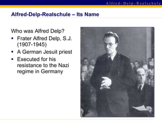 Alfred Delp School Presentation 2009 | PPT