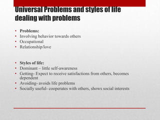 Alfred Adler with example | PPTX