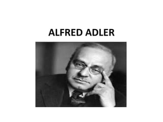Alfred adler contributions | PPTX