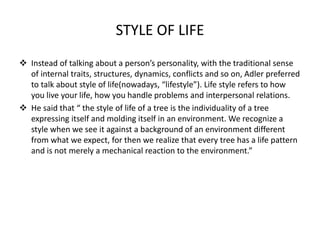 Alfred adler contributions | PPTX