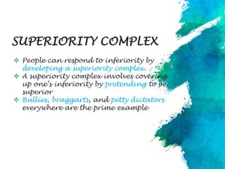 Alfred adler and individual Psychology Theories of personality | PPTX