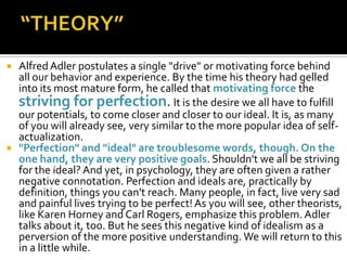 Alfred adlerz theory | PPT