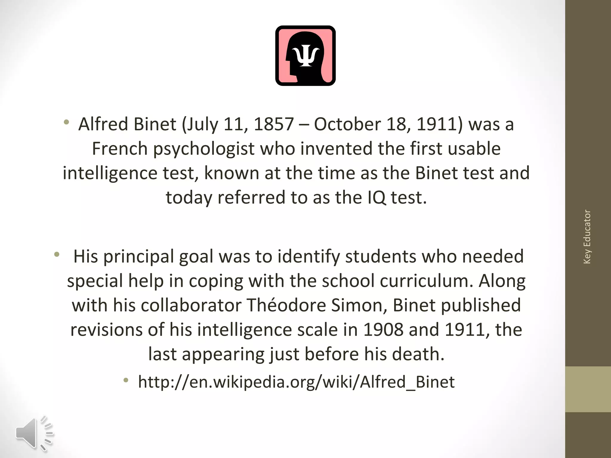 Alfred binet | PPT