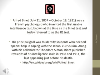 Alfred binet | PPT