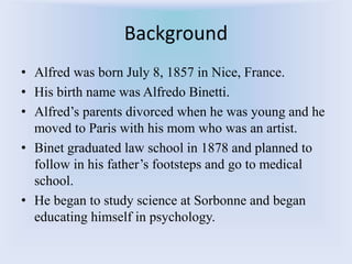 Alfred Binet | PPTX