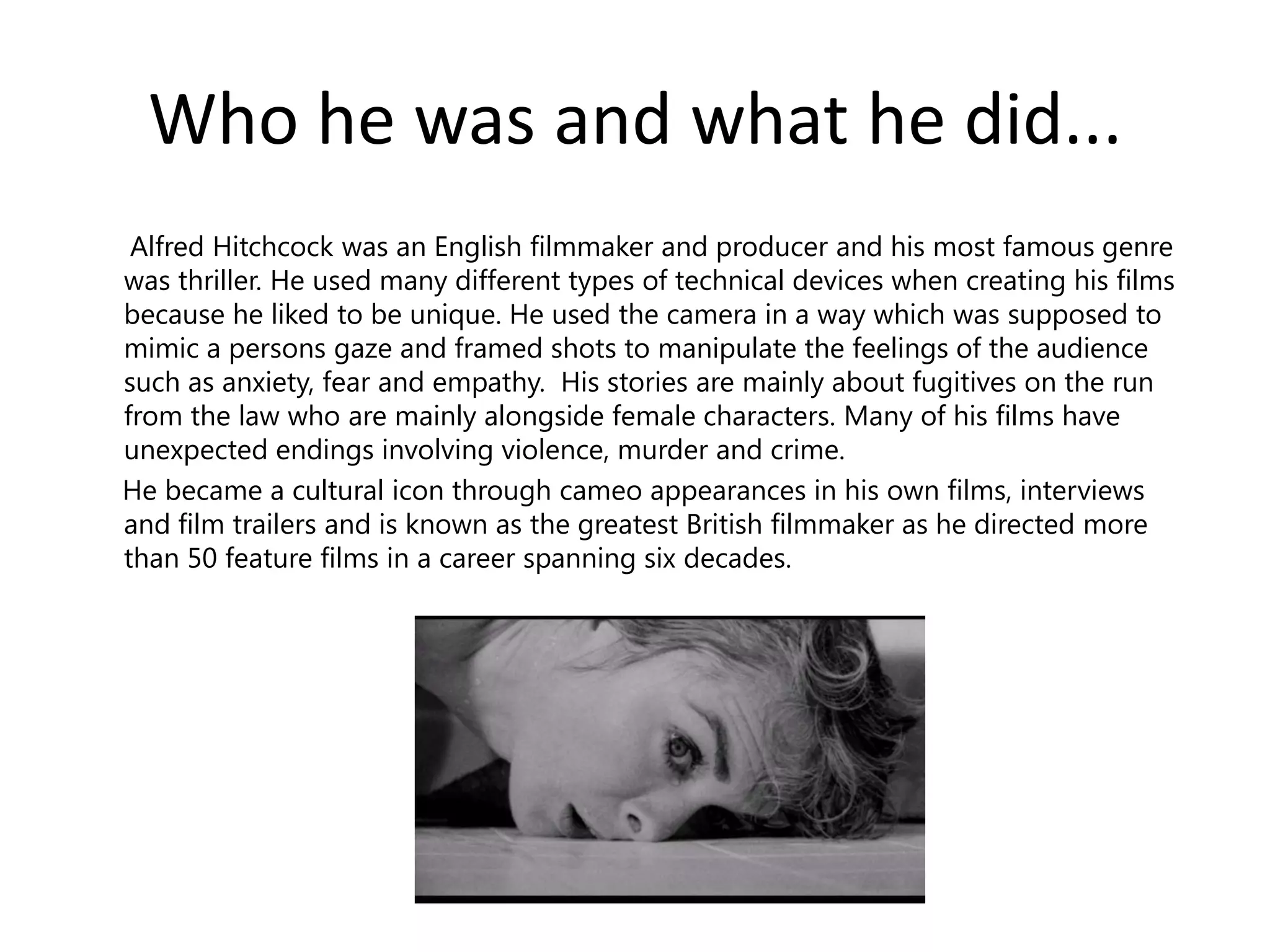 Alfred Hitchcock | PPTX