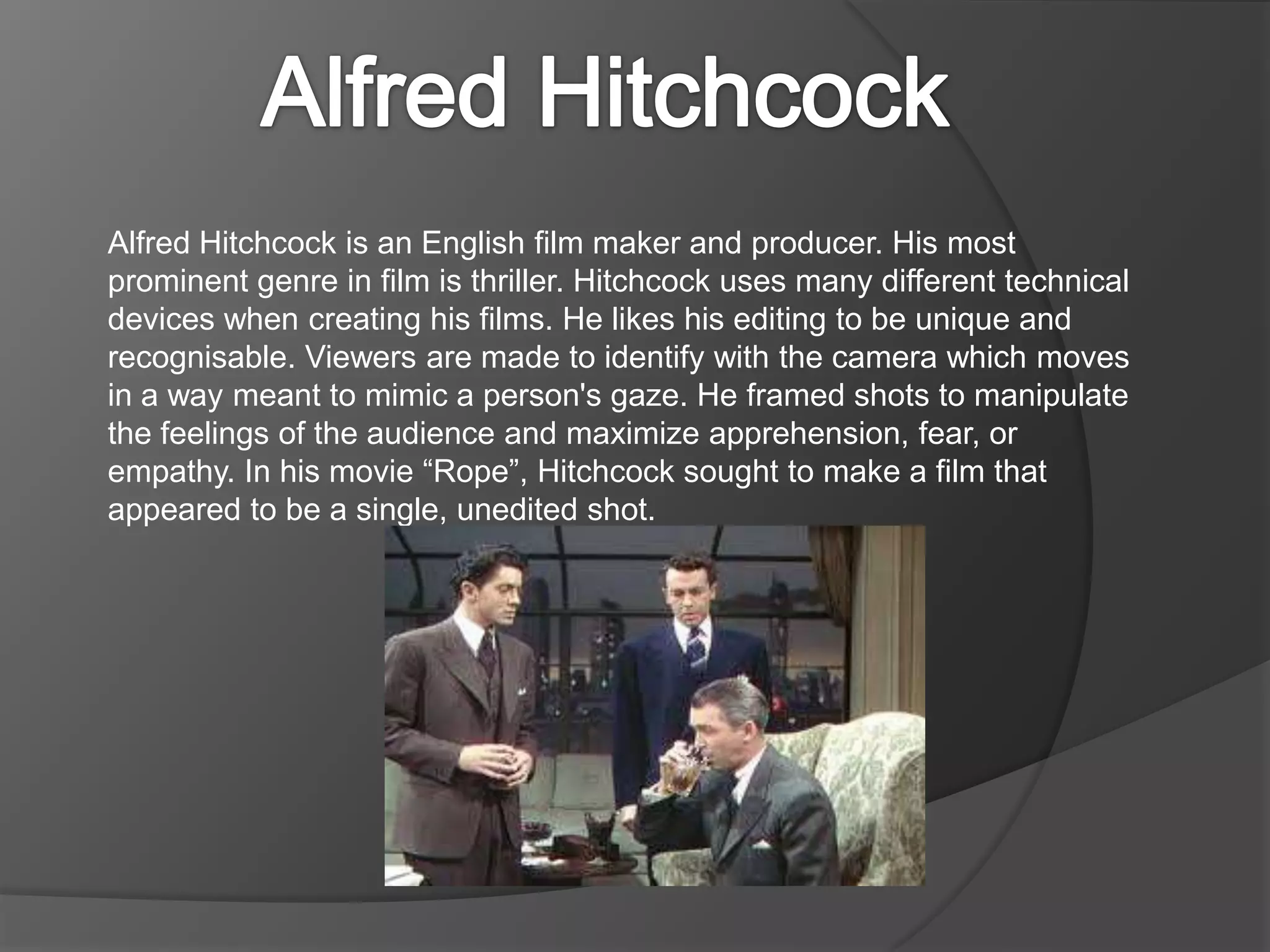 Alfred hitchcock | PPTX