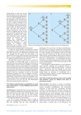 Alfred knudson and the two hit hypothesis | PDF