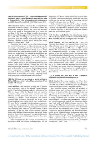 Alfred knudson and the two hit hypothesis | PDF