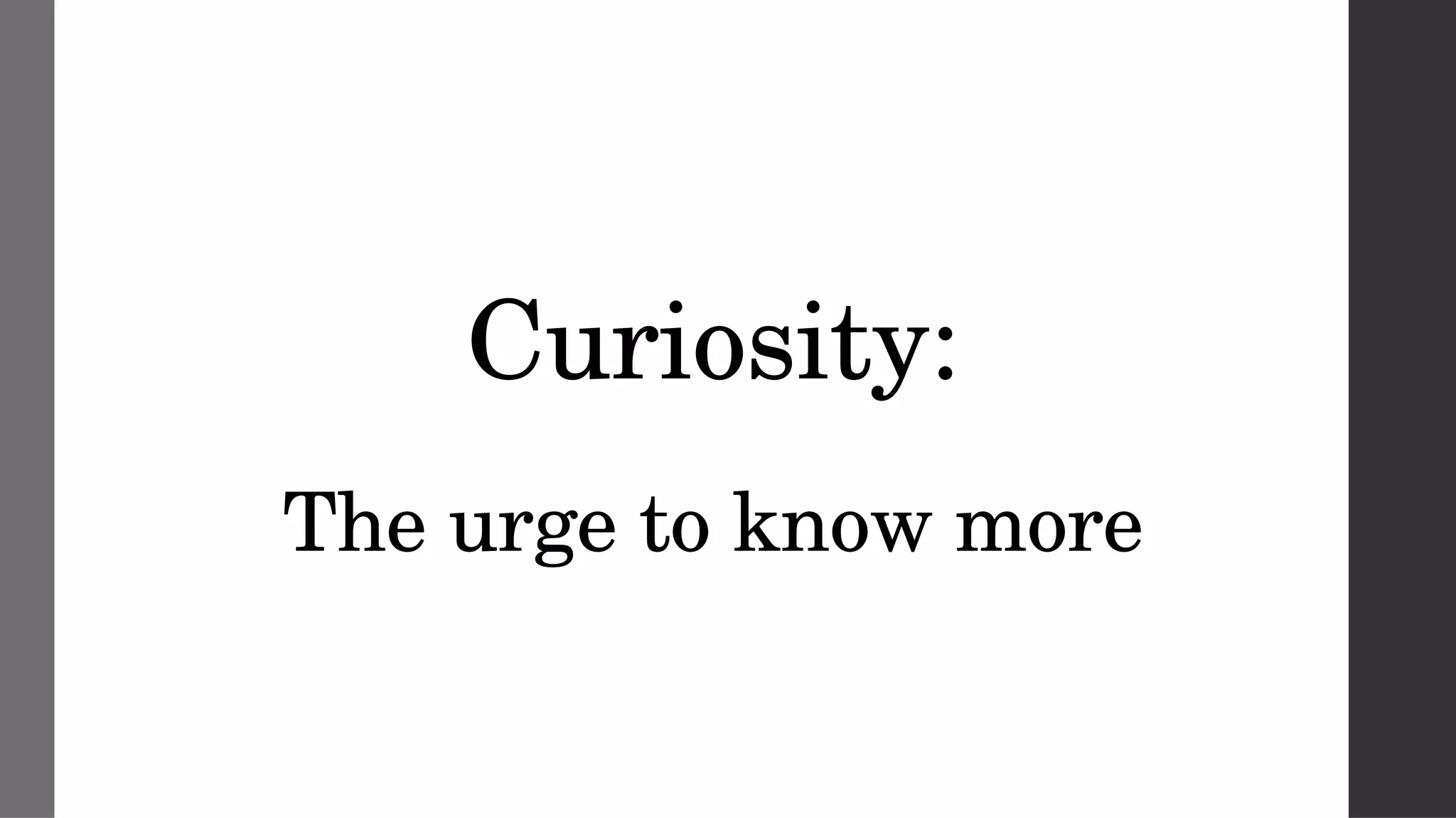The Role and Importance of Curiosity in Data Science | PPT