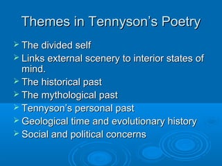 Alfred Lord Tennyson Poems