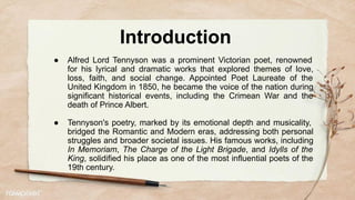 Alfred Lord Tennyson : Victorian Poet & Poetry | PDF