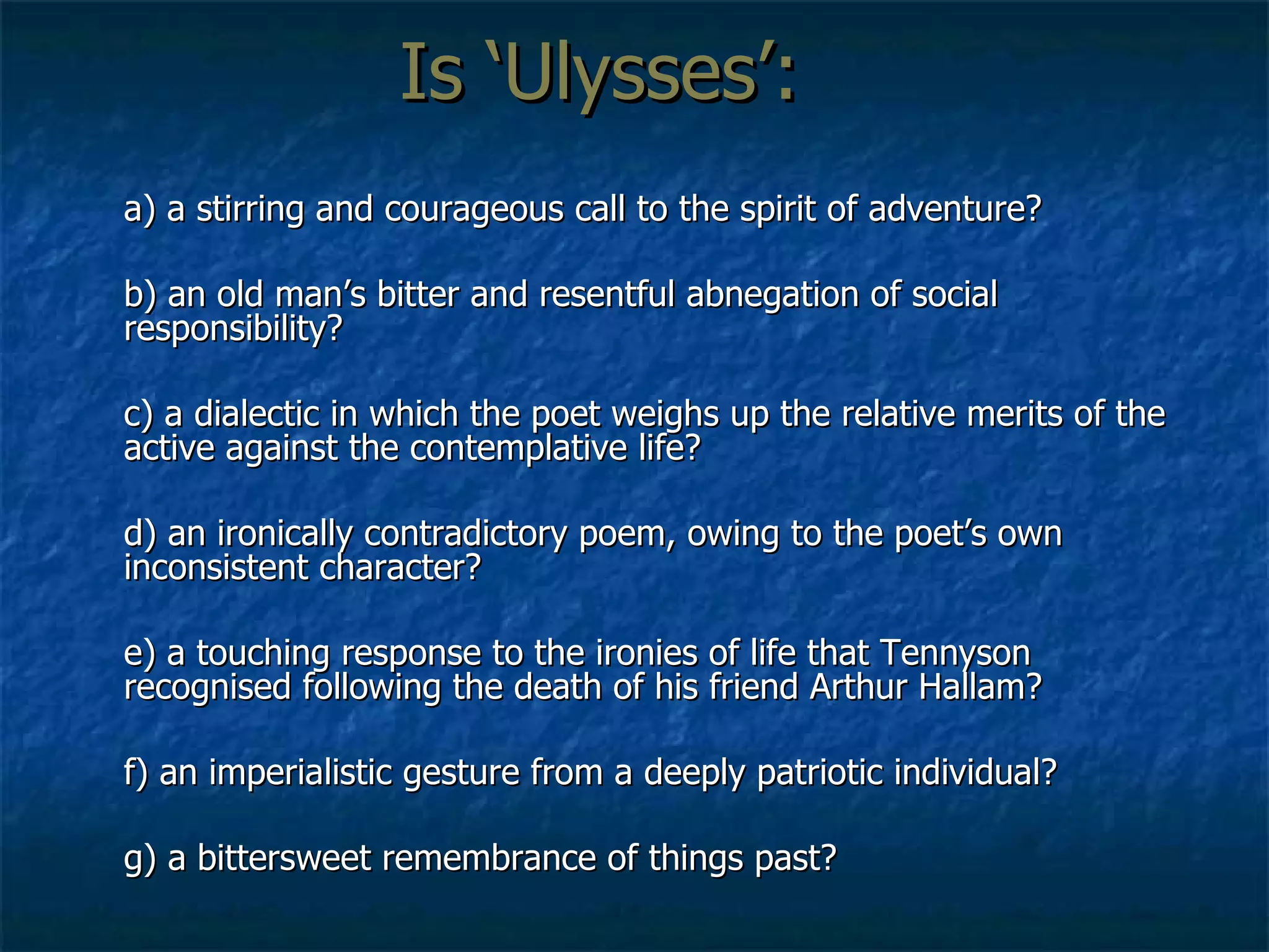 Alfred, lord tennyson (1809 1892)3 | PPT