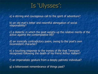 Alfred, lord tennyson (1809 1892)3 | PPT