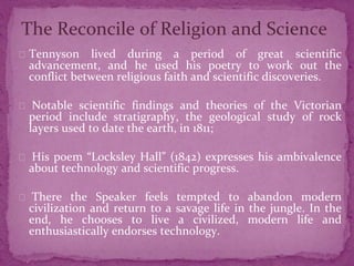 Alfred Lord Tennyson as a poet , writing themes, Legacy. | PPT