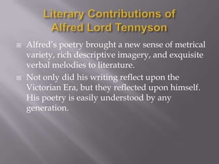 Alfred lord tennyson | PPTX