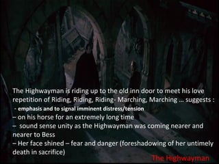 Alfred noyes The Highwayman | PPS