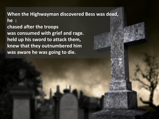Alfred noyes The Highwayman | PPS