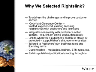 Increasing Permissions Revenues with Point-of-Content Licensing | PPTX