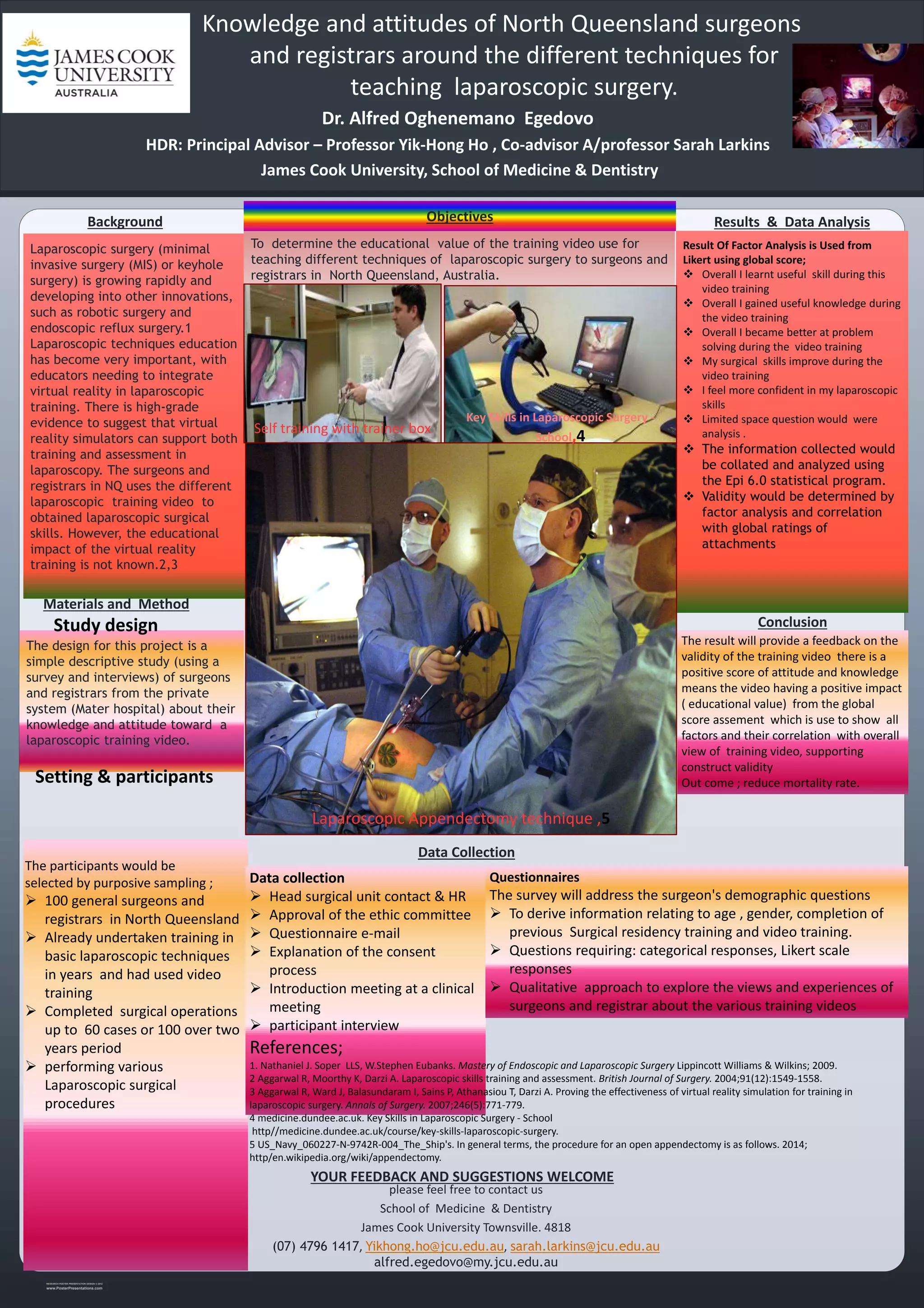 PhD Cohort Alfred poster presentation | PPTX