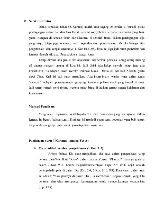 Pandangan tentang Yesus Kristus dalam surat-surat Dogmatis (Roma, I, II ...