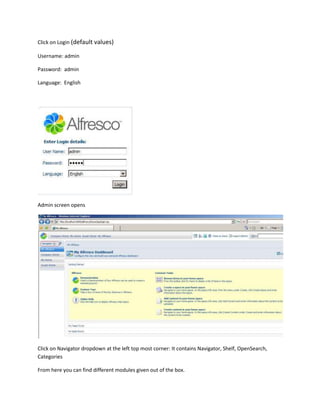Alfresco | PDF