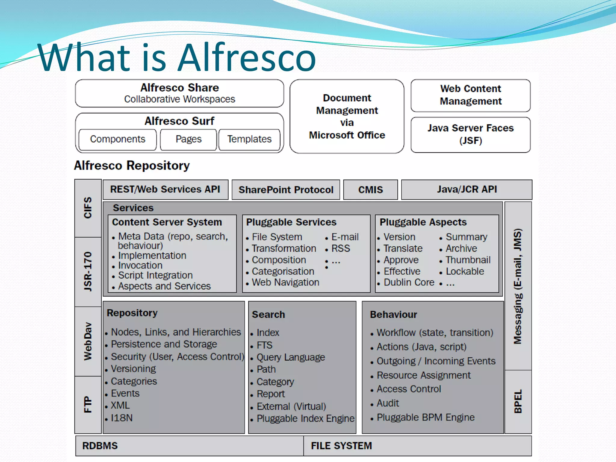 Alfresco CMS (ECMS) - Businessware Technologies | PDF | Web Development | Internet